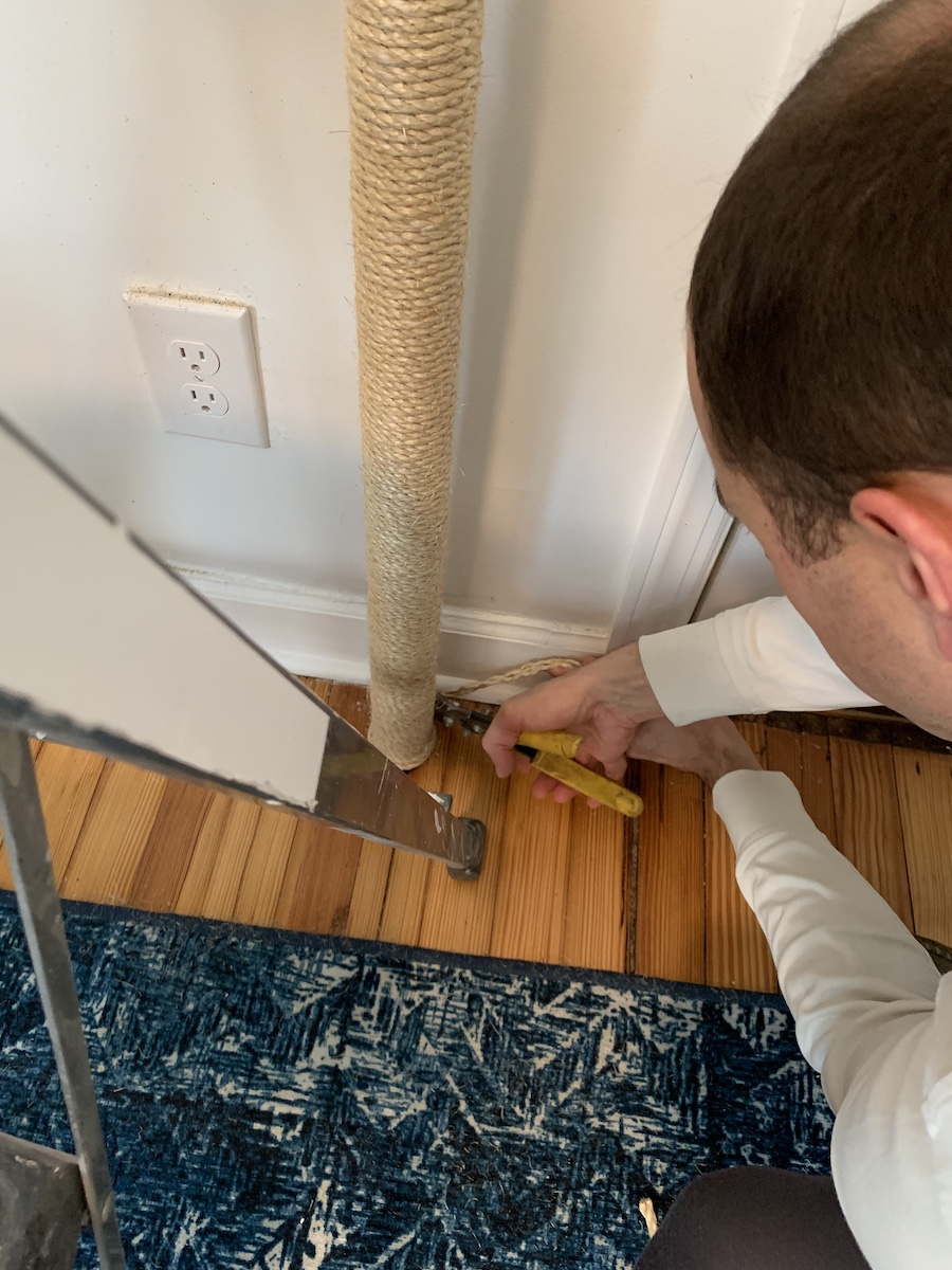 How to Cover Heating Pipes With Sisal Rope - OUR TWO FAMILY