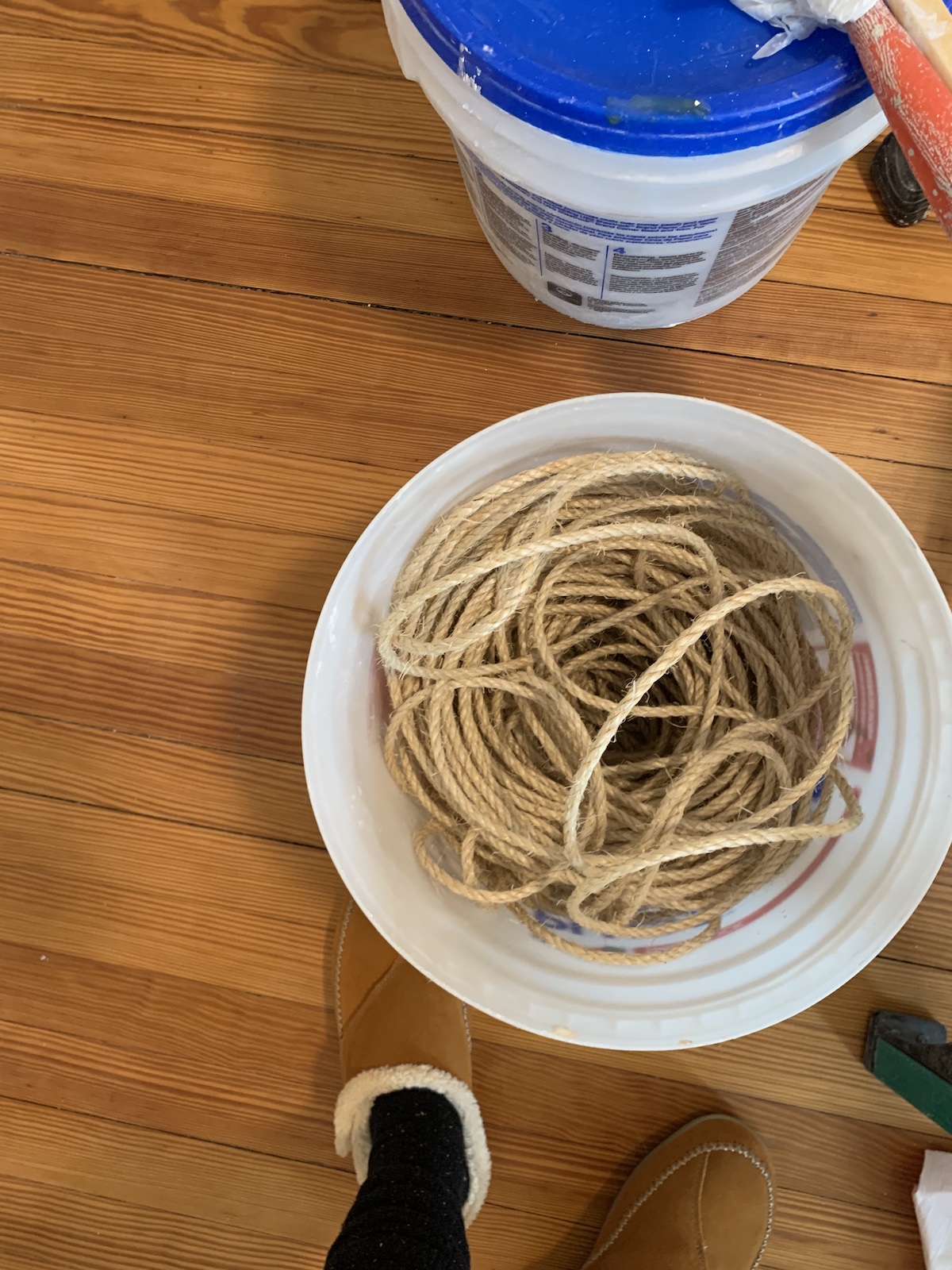 How to Cover Heating Pipes With Sisal Rope - OUR TWO FAMILY